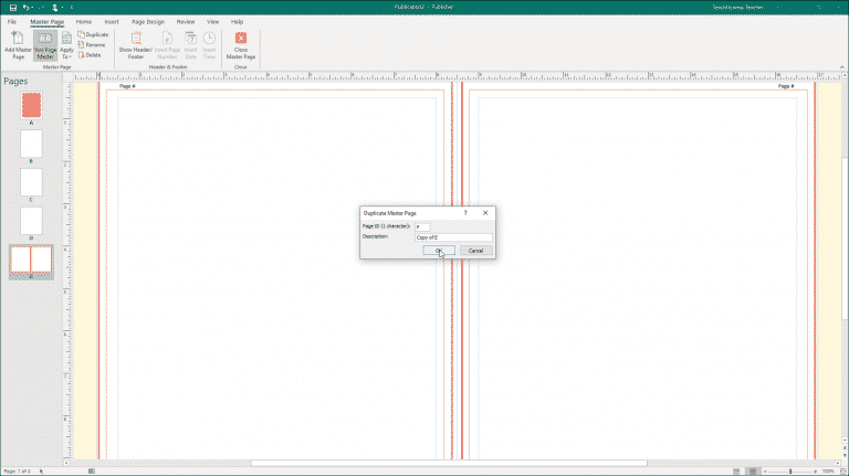 Master Pages in Publisher - Instructions - TeachUcomp, Inc.