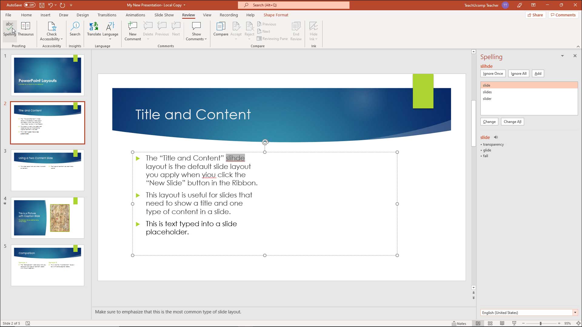 Spell Check In PowerPoint Instructions TeachUcomp Inc Spell Check In PowerPoint Instructions TeachUcomp Inc