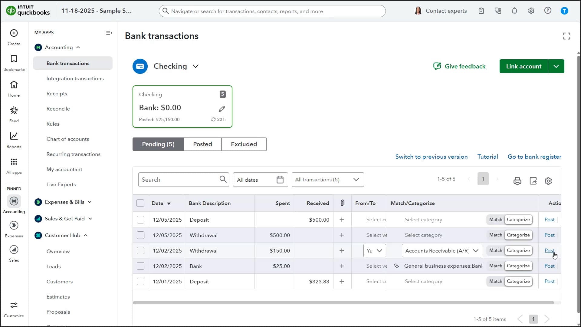 How to Handle Bounced Checks in QuickBooks Online