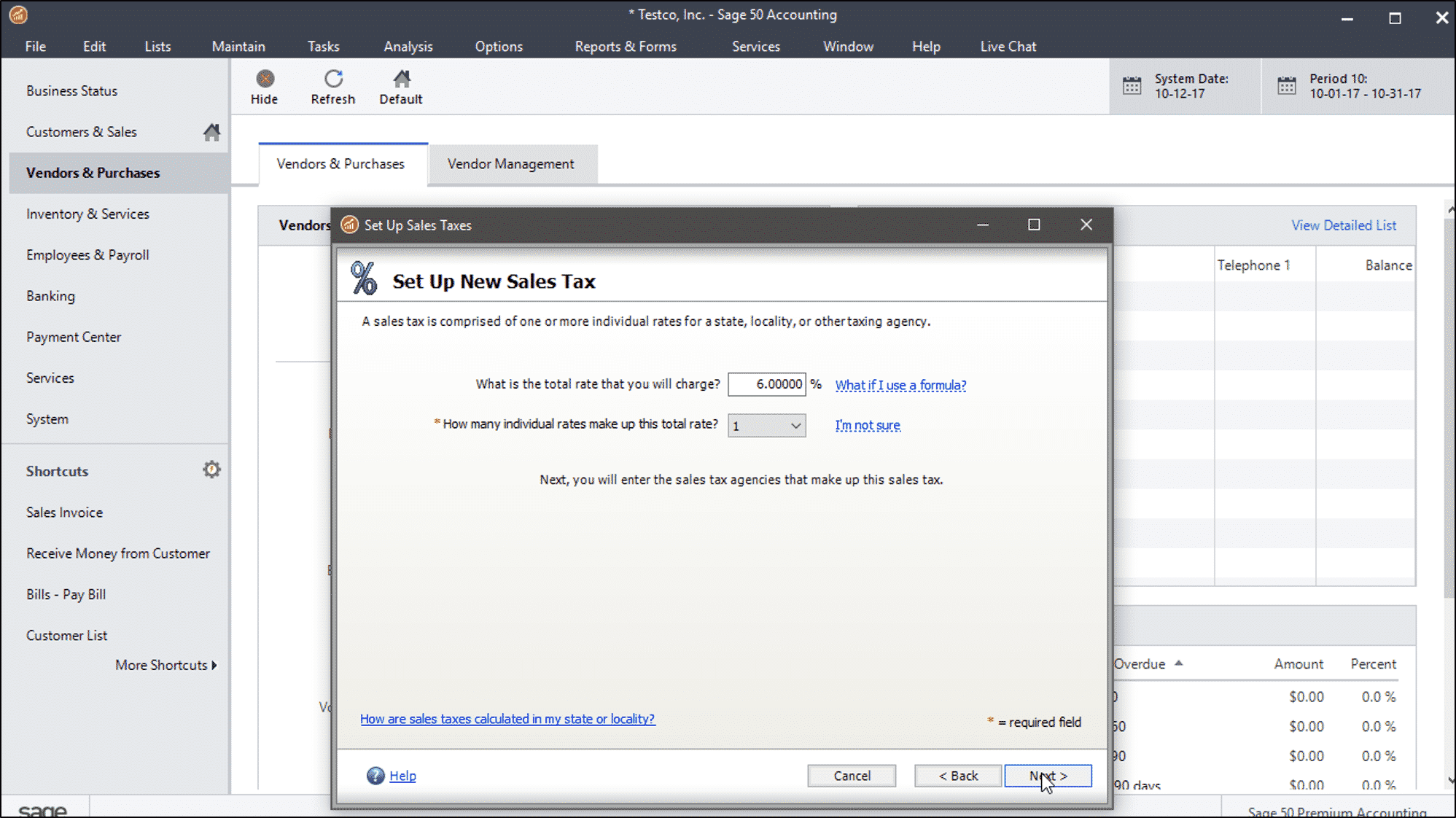 Set Up Sales Tax In Sage 50 Instructions TeachUcomp Inc Set Up Sales Tax In Sage 50 Instructions TeachUcomp Inc
