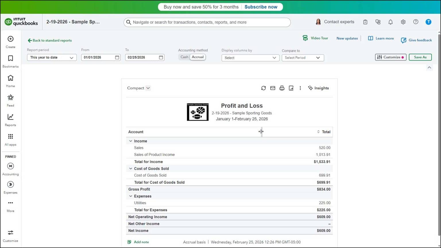 How to Resize Report Columns in QuickBooks Online