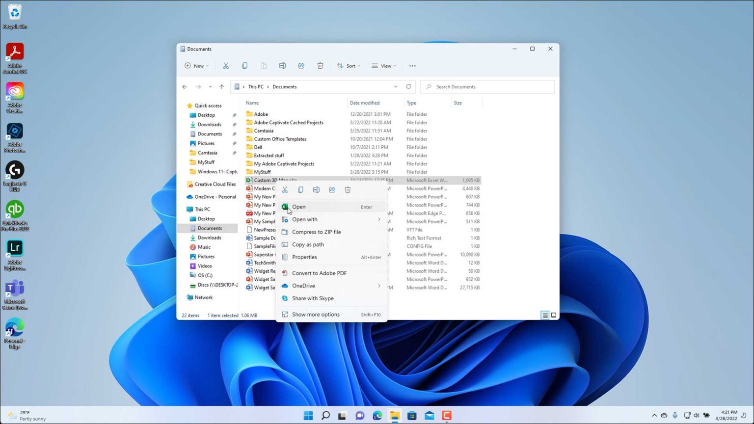 How to Open a File in Windows 11 - Instructions - TeachUcomp, Inc.