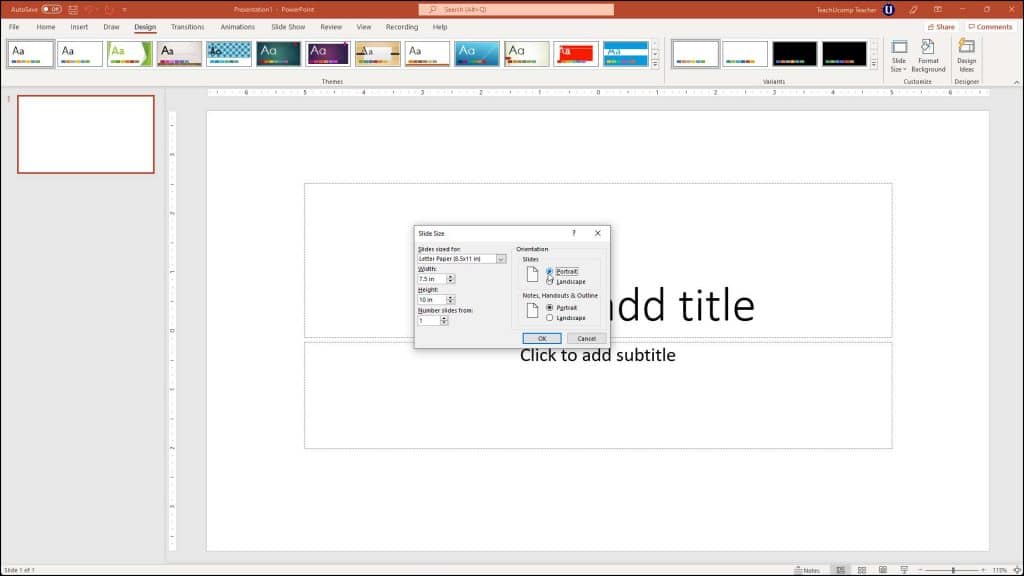 Change The Size Of Slides In PowerPoint Instructions Change The Size Of Slides In PowerPoint Instructions