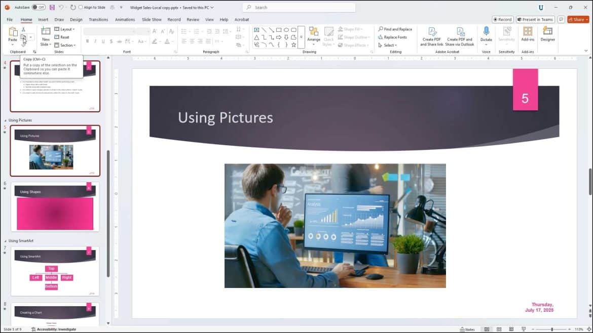 How to Copy Slides in PowerPoint - TeachUcomp, Inc.