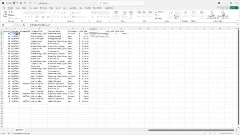 How to Use the TEXT Function in Excel to Format Dates